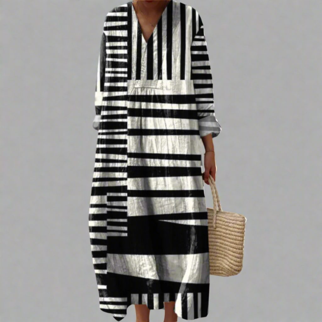 ASHLYN | ELEGANT GEOMETRIC DRESS – Morrison Manchester